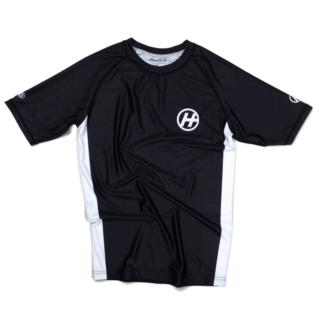 Hooks Short Sleeve BJJ Rash Guard - Pursuit | Lightweight & Durable
